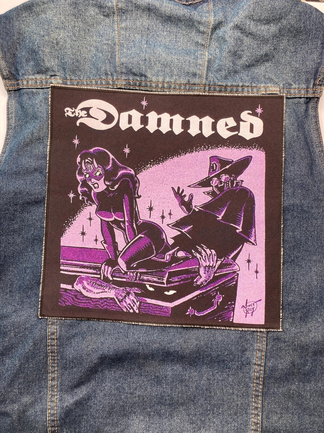 The Damned Back Patch Sew on Patch Punk Rock Band Jacket Clothes ...