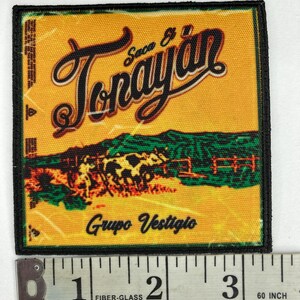 Tequila Mezcal Tonayan Iron on or Sew on Patch Jacket Clothes ...