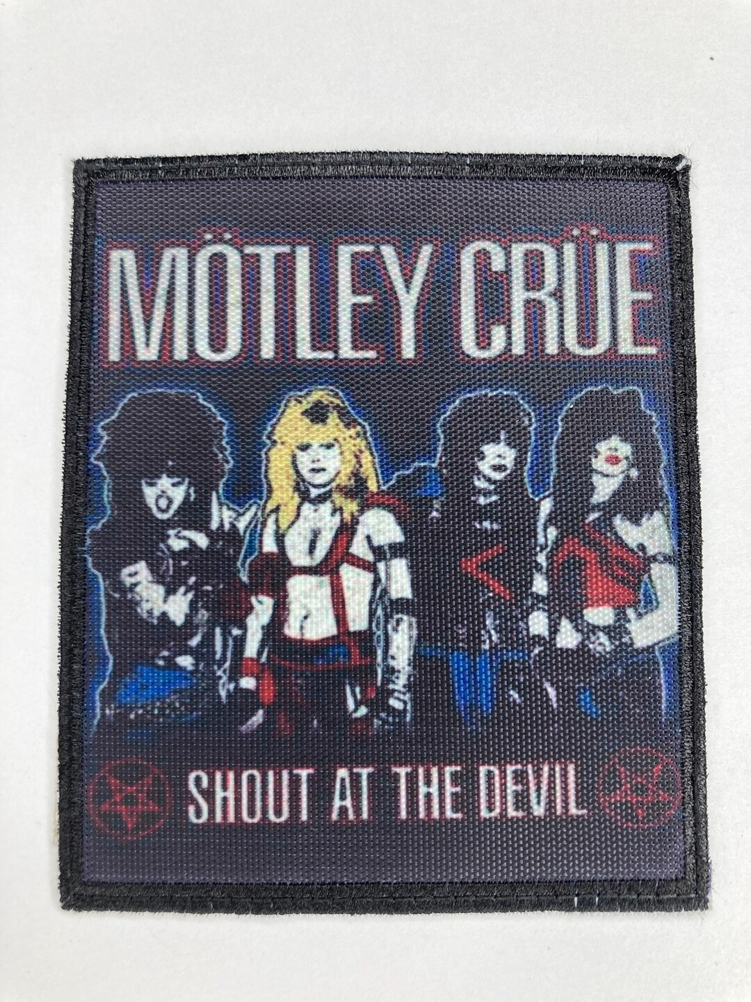 Motley Crue Iron on or Sew in Patch Rock Band Jacket Clothes ...