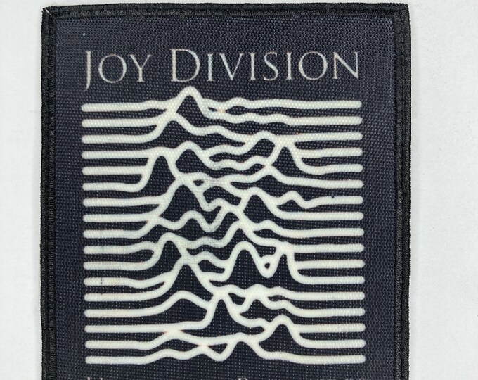 Joy Division Iron on or Sew in Patch Rock Band Jacket Clothes ...