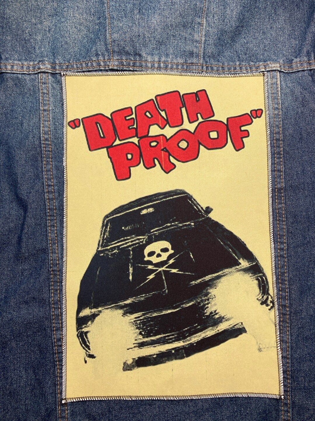 Bullet Proof Back Patch Sew on Patch Jacket Clothes Accessories Vintage ...