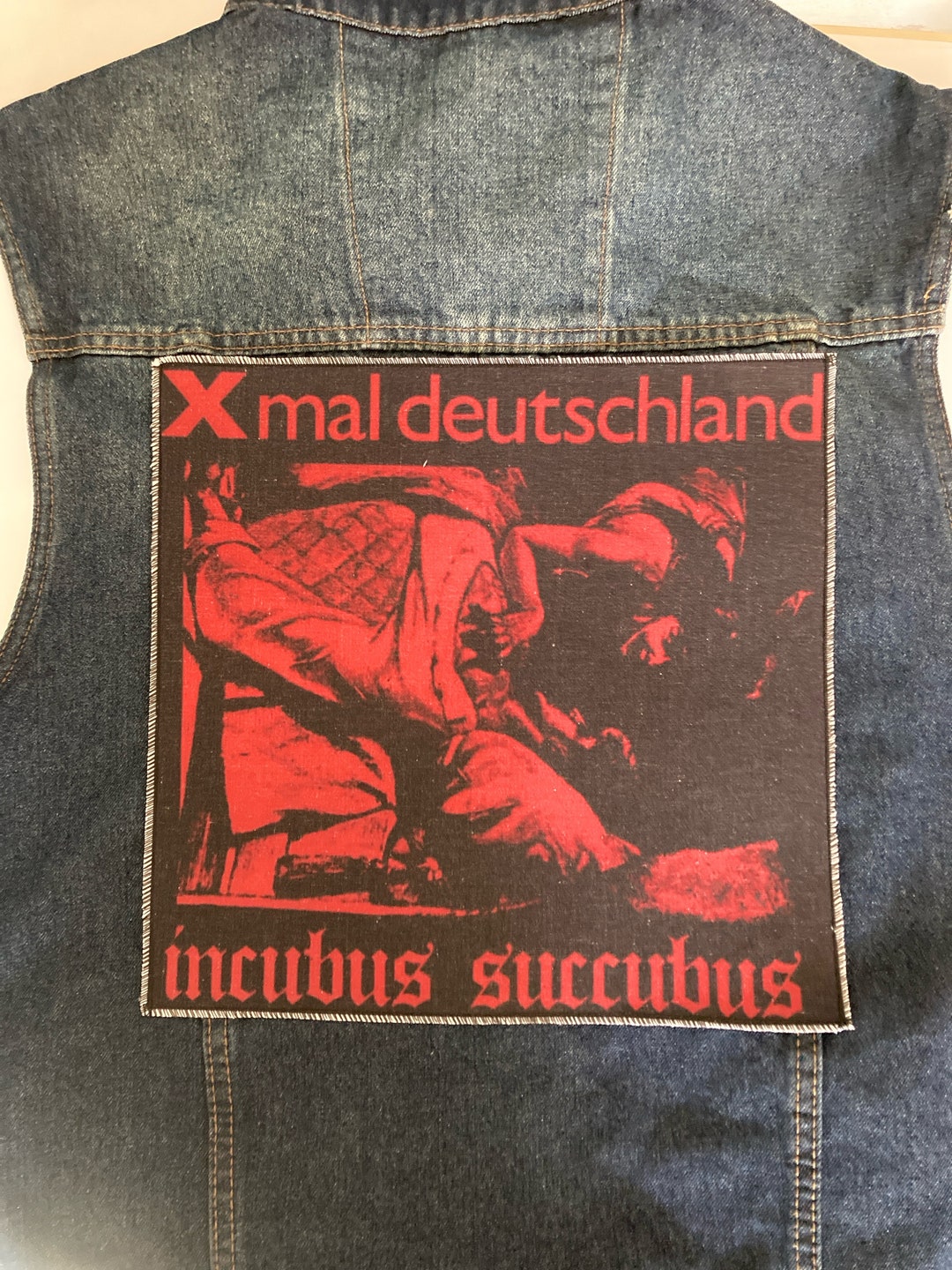 Xmal Deutschland Back Patch Sew on Patch Punk Rock Band Jacket Clothes ...