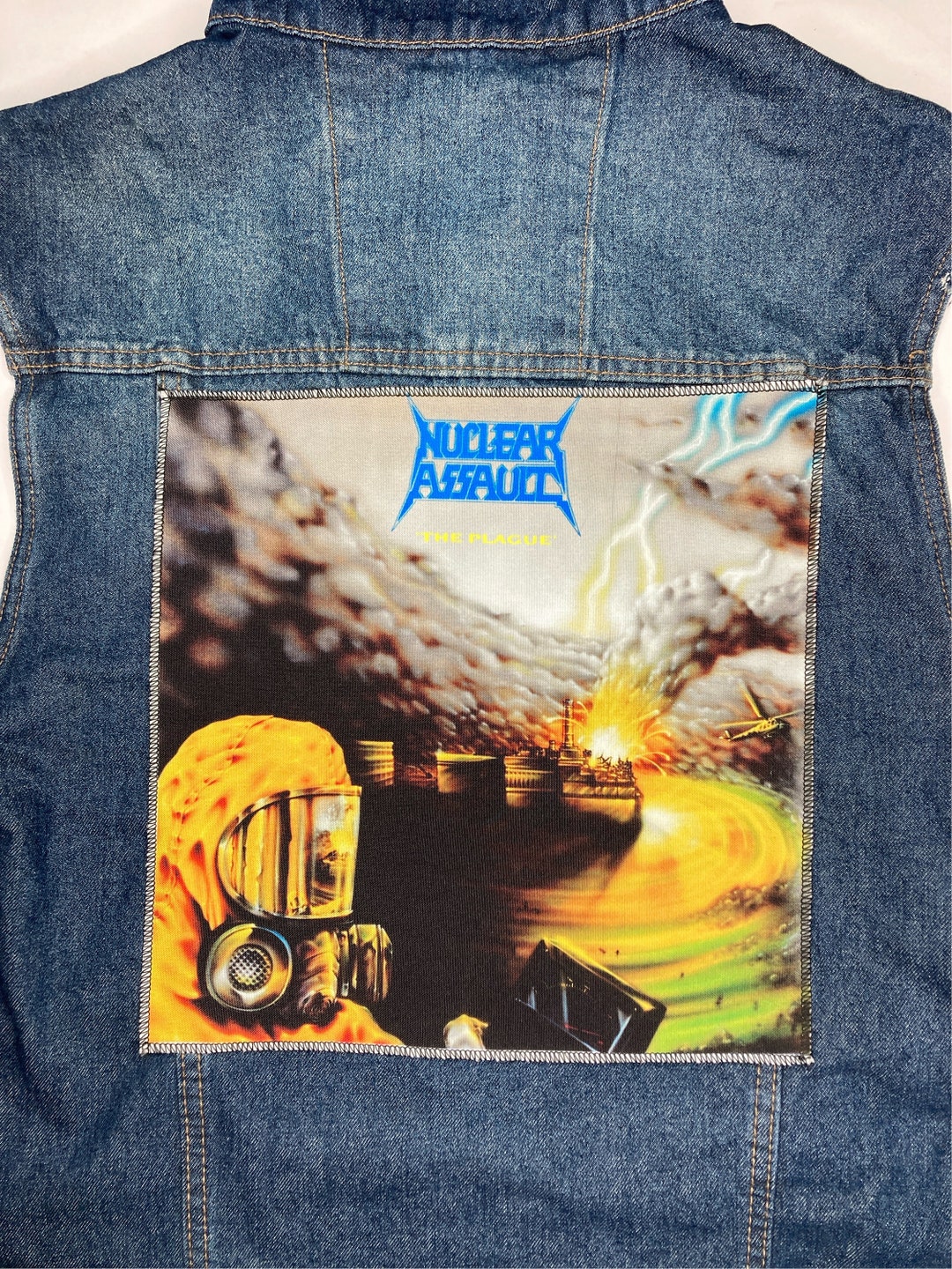 Nuclear Assault Back Patch Sew on Patch Punk Rock Band Jacket - Etsy