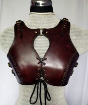 Asymmetrical Silver Scalemail Corset - Etsy Ireland