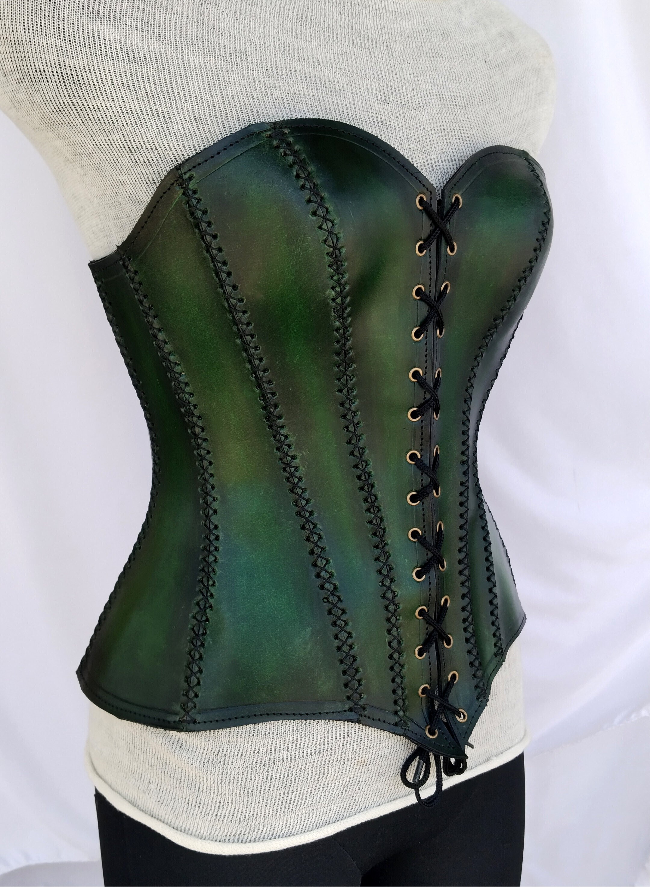 Medieval Leather Corset LARP Handmade Leather Corset Viking - Etsy