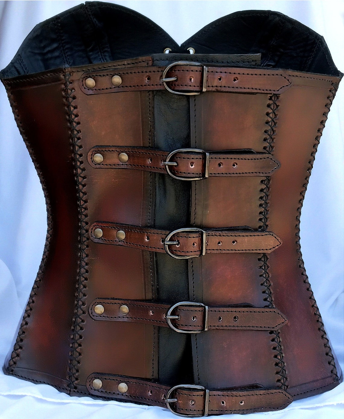 Medieval Leather Corset LARP Handmade Leather Corset Viking - Etsy