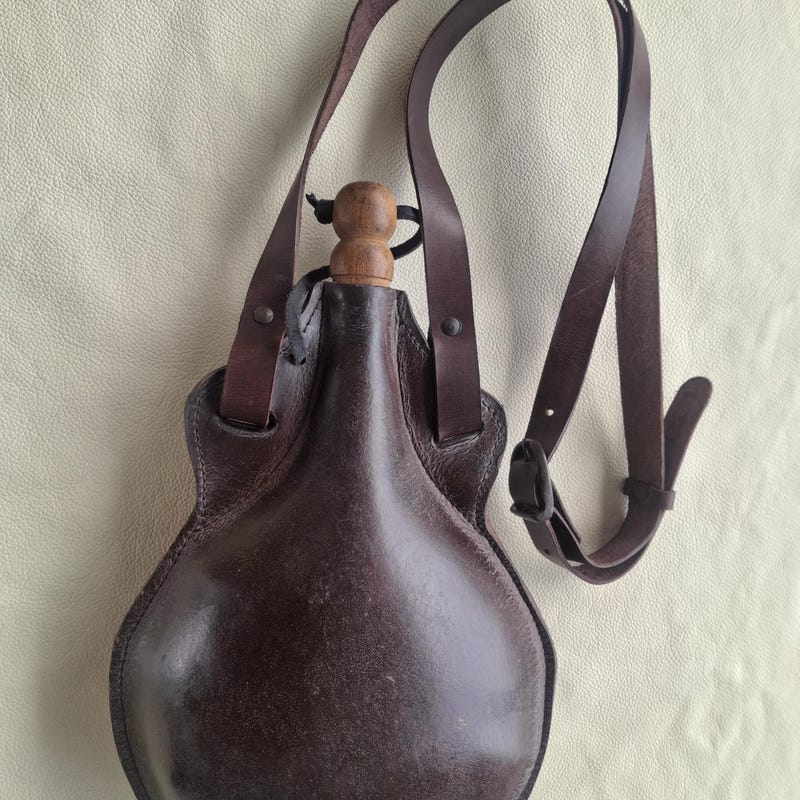 Leather Waterskin - Etsy