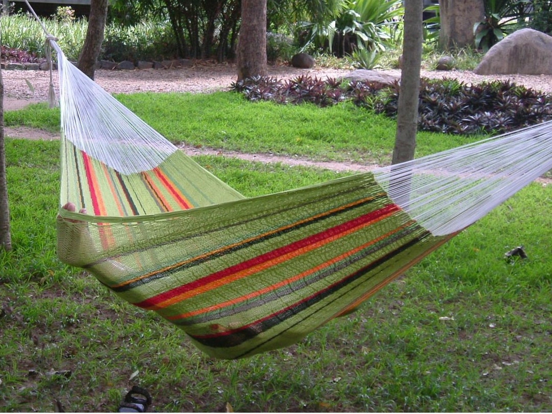 Traditional Mayan Hammocks Natural Hammock Made With Thick Cotton ...