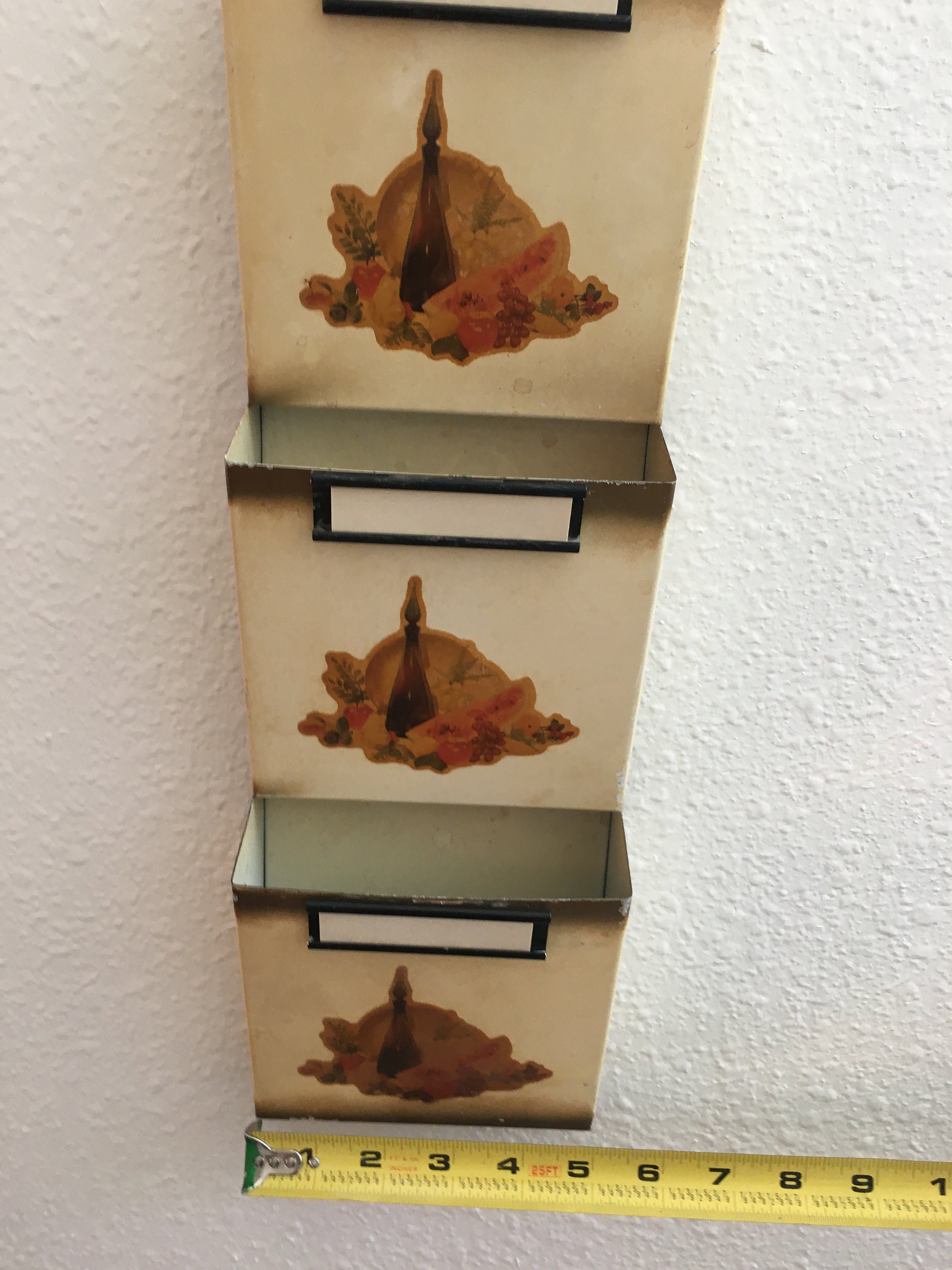 Vintage Metal Letter Paper Wall Holder - Etsy