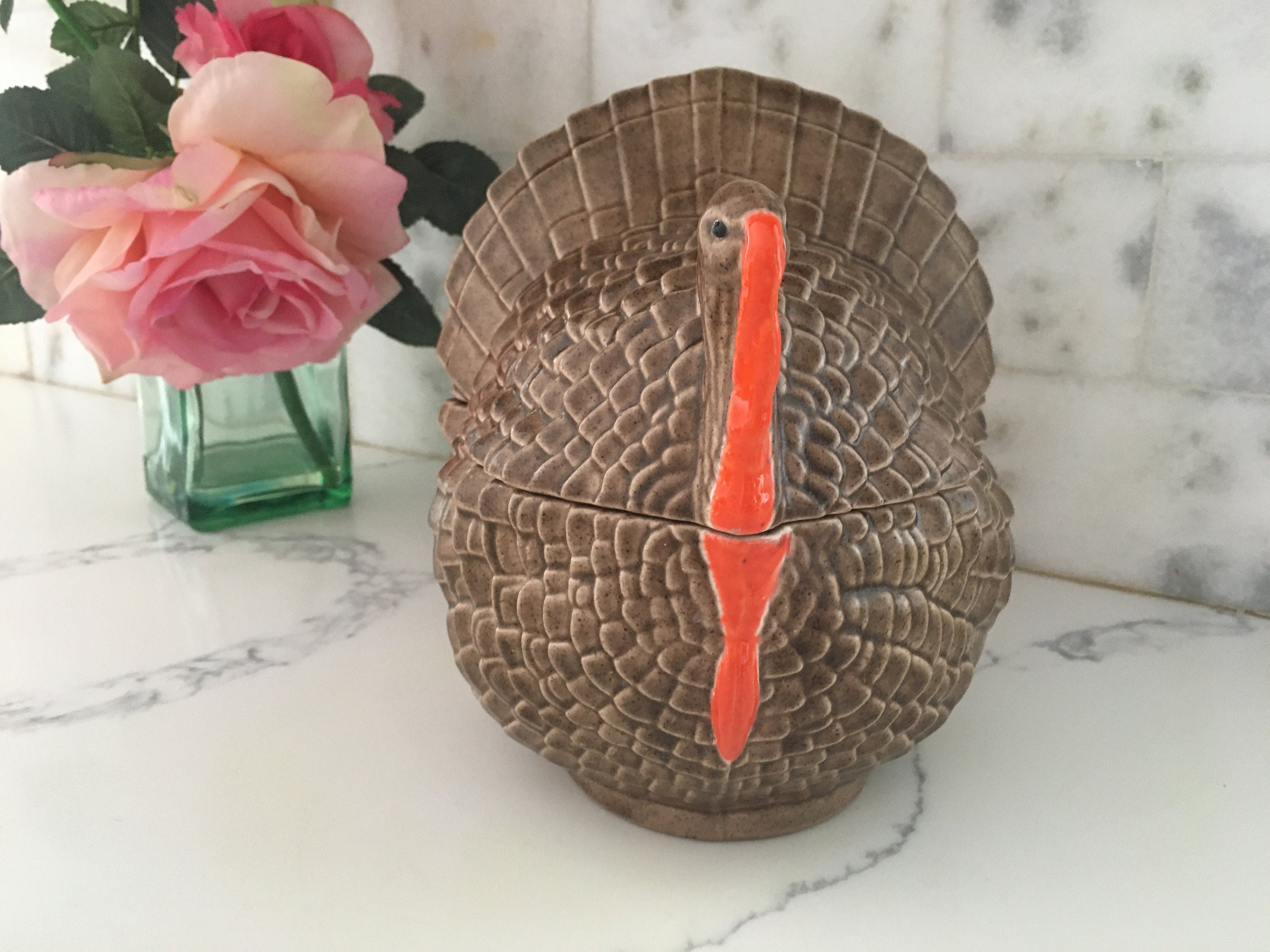 Adorable Turkey Jar With Lid, Holiday Turkey Canister With Lid - Etsy