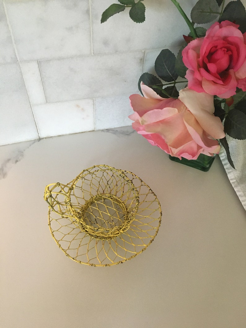 Vintage Teacup and Saucer Wire Art - Etsy