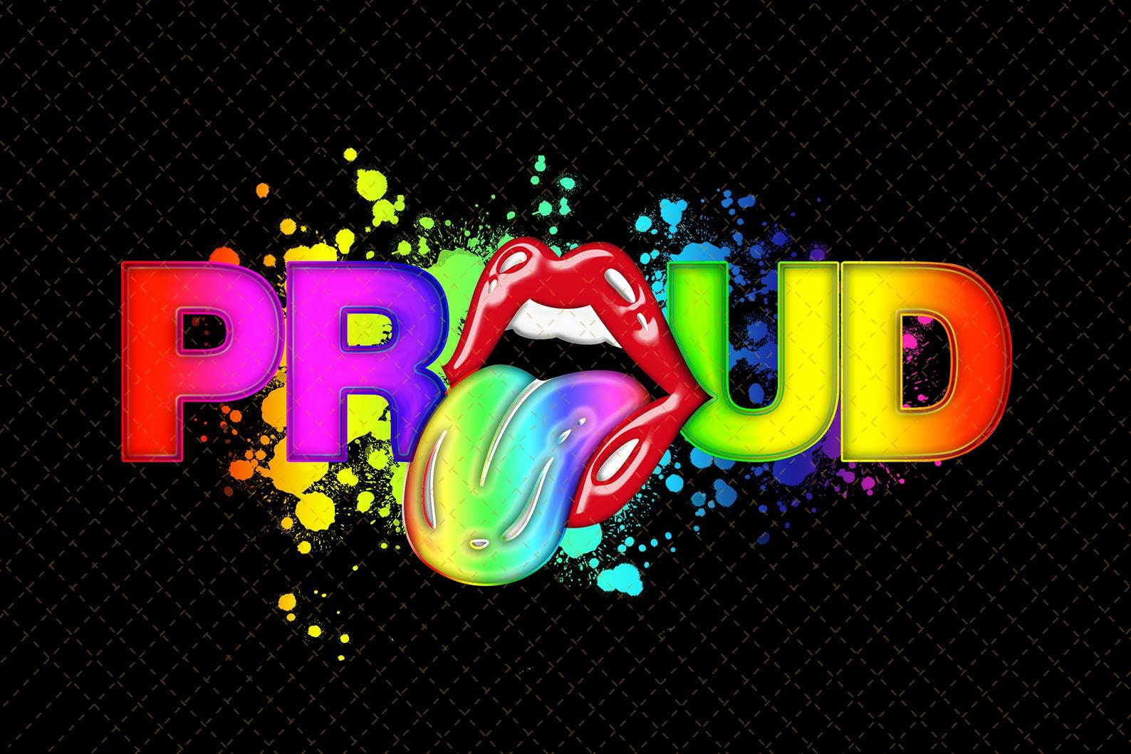 Rainbow Dripping Lips Png Gay Pride Png Lgbtq Png 1980 Etsy