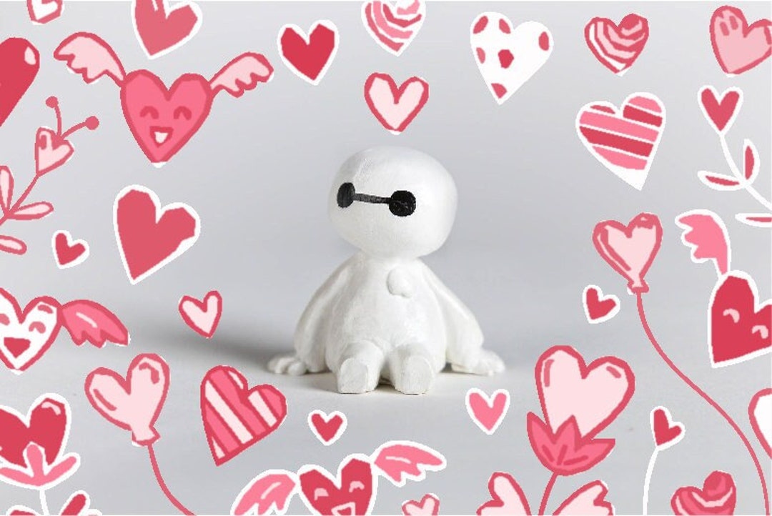 Baymax Figurine Big Hero 6 Movie. Cute Baby Baymax Sculpture. - Etsy