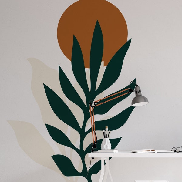 Botanical Wall Decal - Etsy