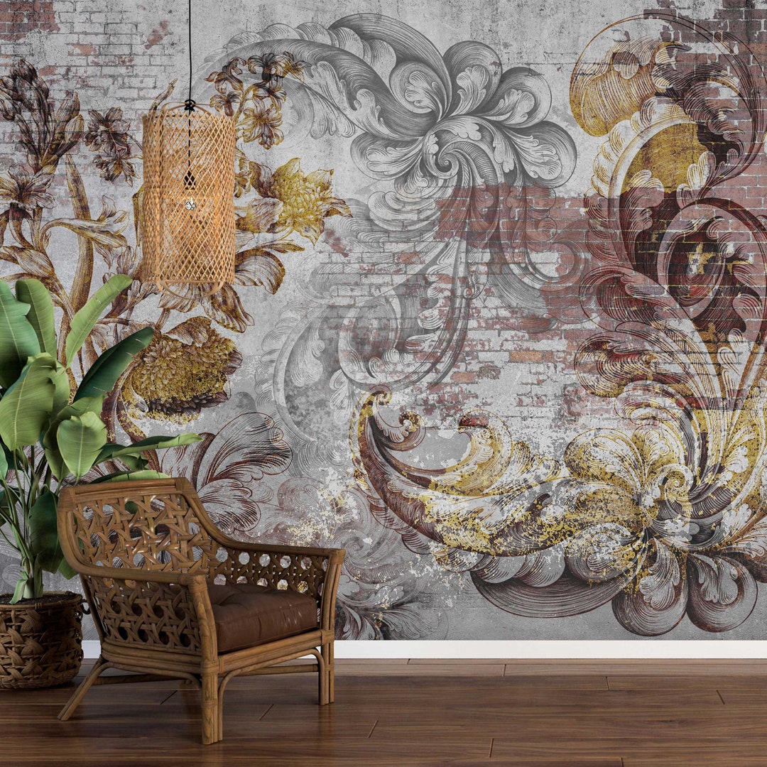 3d Wall Appear Wallpaper-wall Look Art Design Mural for Living Room ...