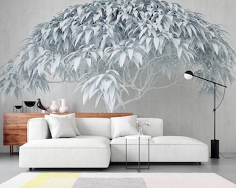 Tree Wallpaper Mural - Etsy