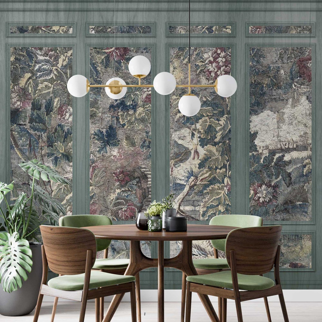 Flowers in Window Themed Wallpaper-3d Look Design Wall-flowers Mural ...