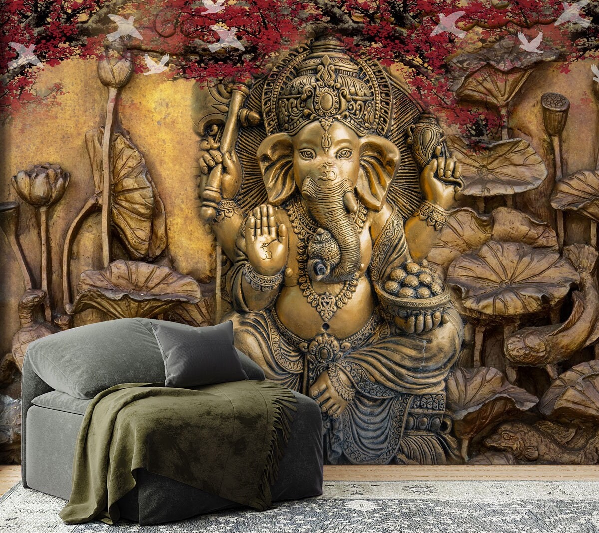 Hindu Design Wallpaper