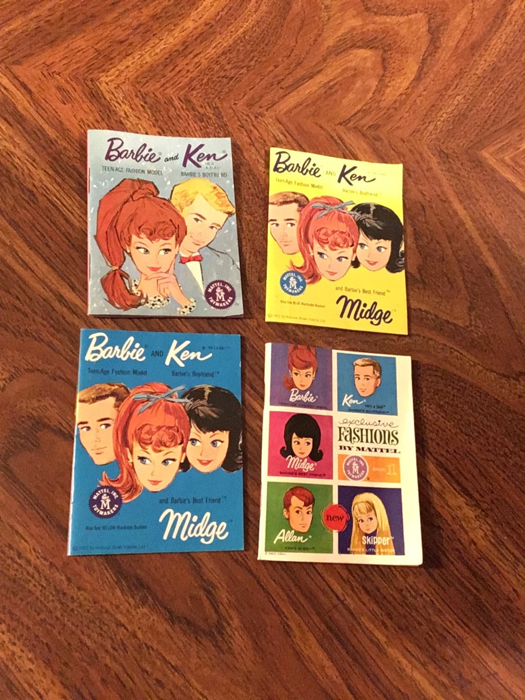 4 Vintage Barbie 4" Sized Fashion Magazines From 1962 and 1963 - Etsy