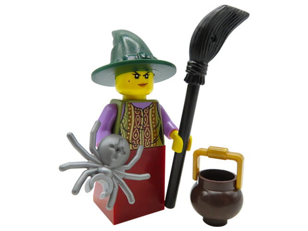 Custom Minifigure Witch / Hag Made of LEGO Parts Perfect Gift for Kids ...