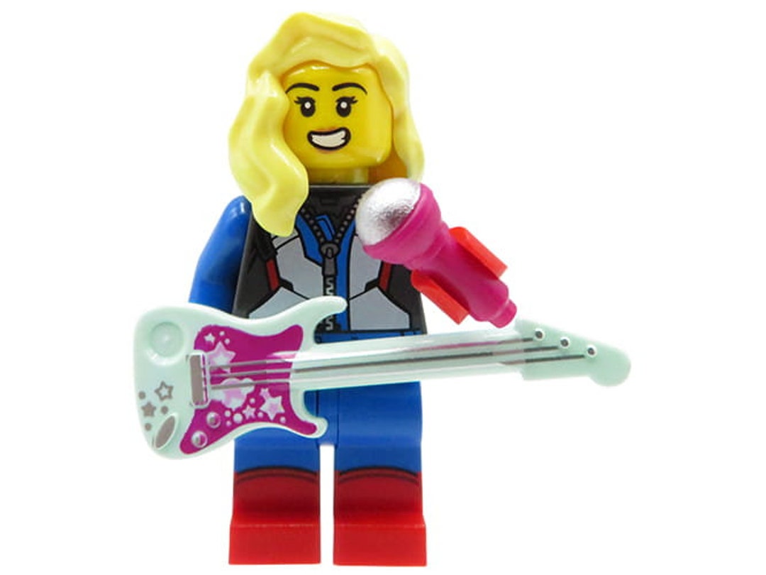 Custom Minifigure - Singer / Rock Star - Made of LEGO Parts - Etsy