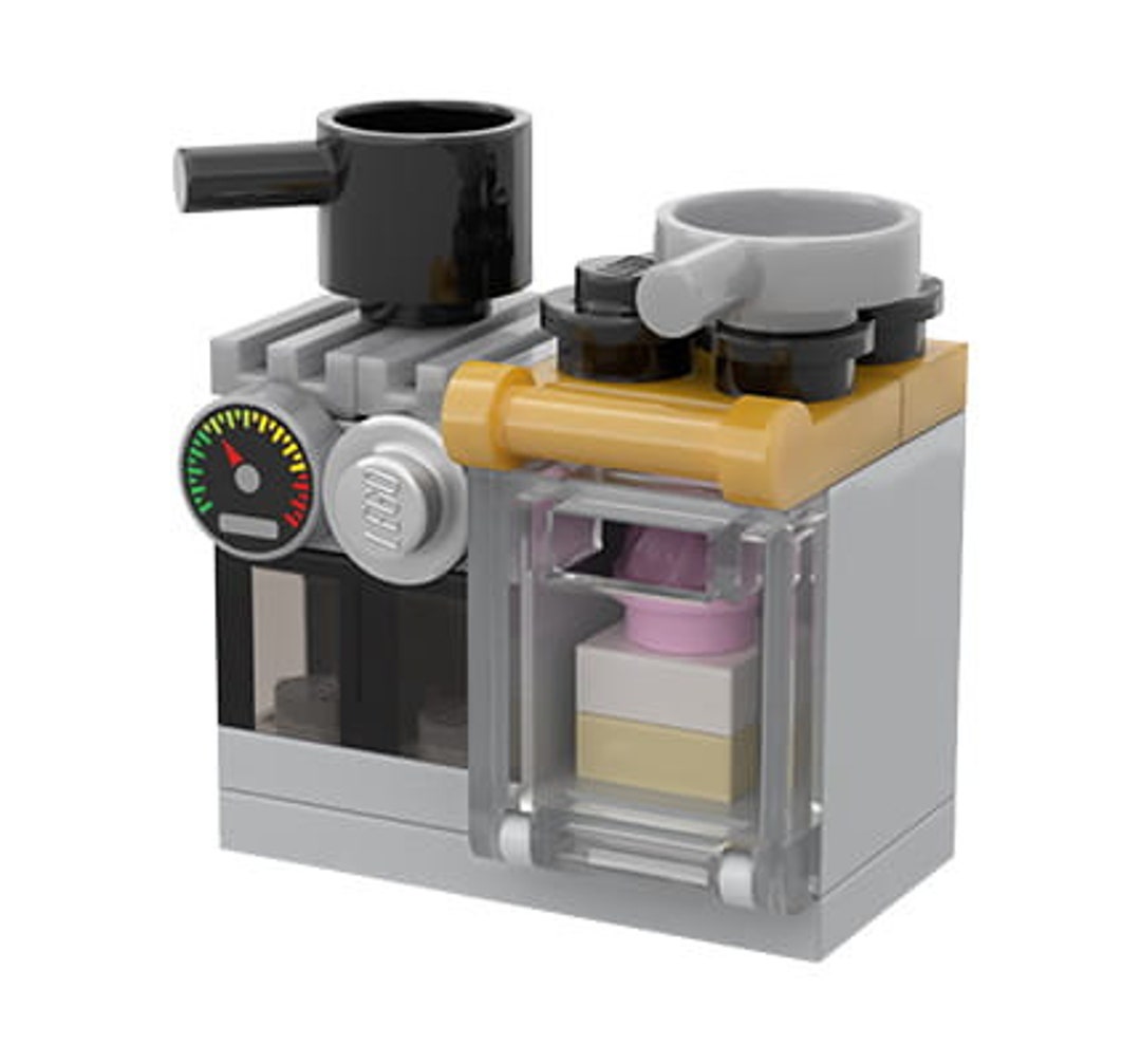Minifigure Kitchen: Oven With Accessories Model Made of LEGO - Etsy