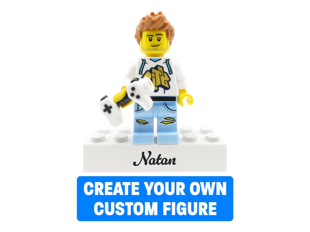 Personalized LEGO® Figure – Cute Custom Gift for Gamer, Boyfriend or ...