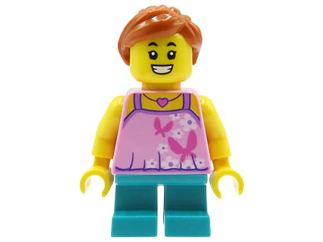 LEGO City Minifigure Little Girl / Kid With Ginger Hair - Etsy Canada
