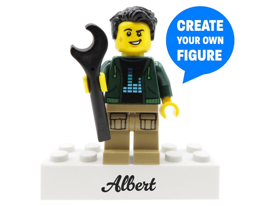 Handyman / Mechanic - Personalized Figure (LEGO® Parts) - Create Your ...