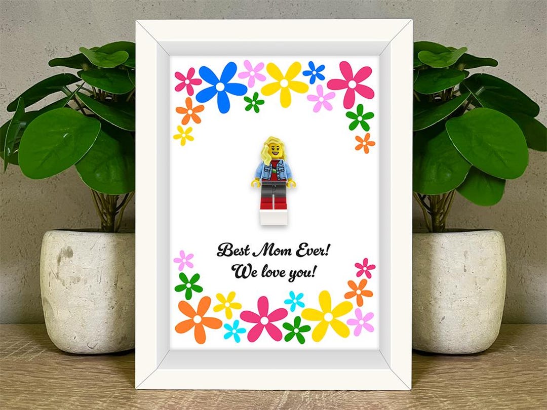 Personalized LEGO® Figure – Cute Custom Gift for Mom for Mother’s Day ...