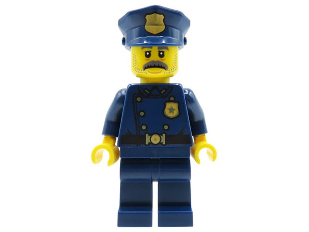 LEGO City Minifigure Male Police Officer / Policeman - Etsy