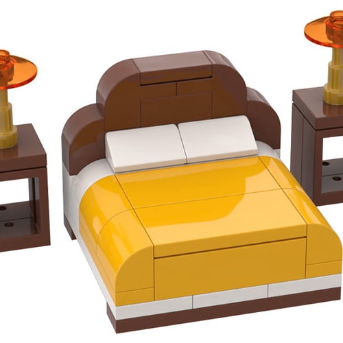 Minifigure Furniture: Table With Chairs Custom Set Made of - Etsy