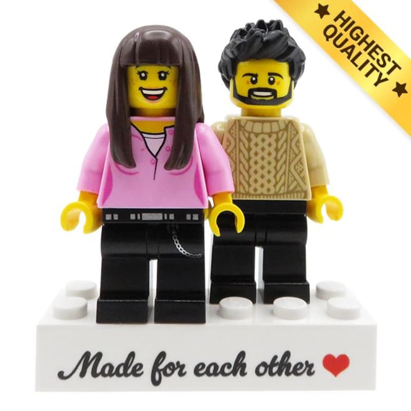 Personalized Couple Legos Minifigures - Etsy