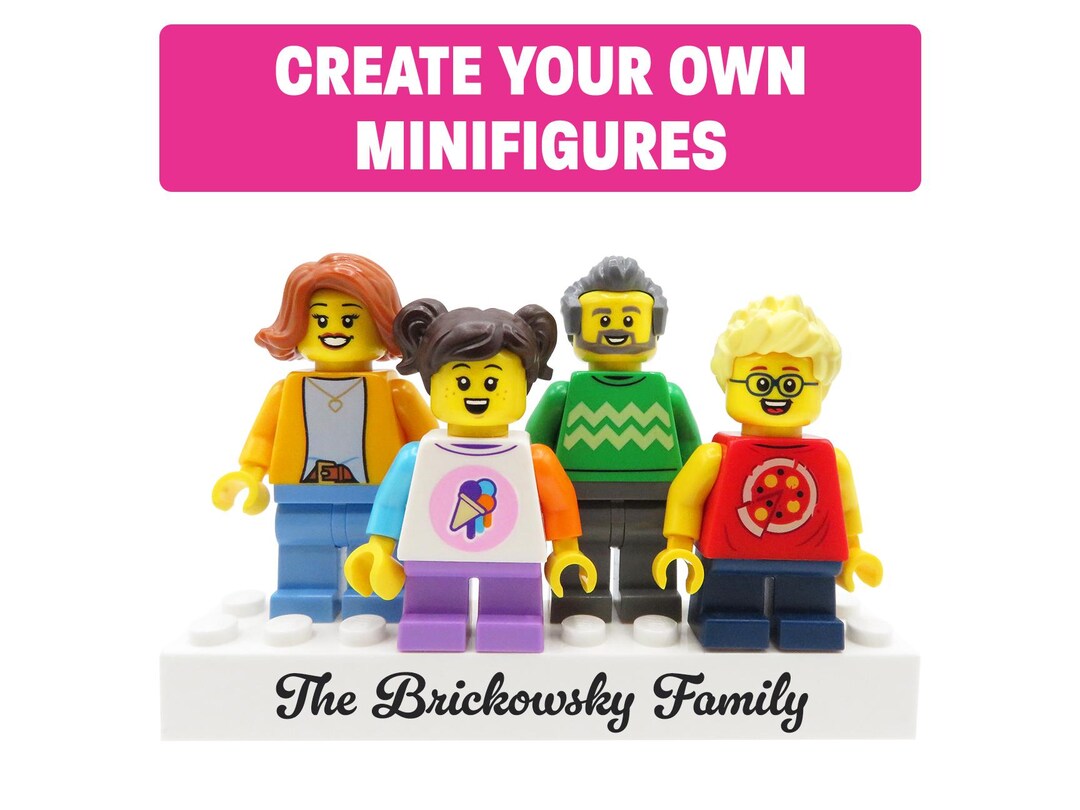 Our Family / Friends - Personalized Figures From LEGO Parts / Create ...