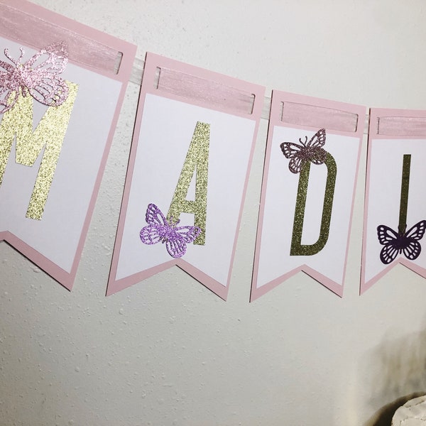 Butterfly Banner - Etsy