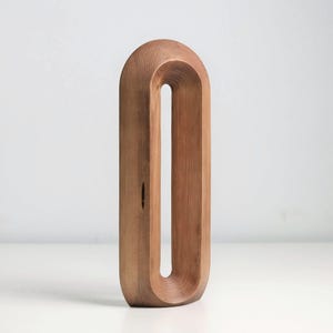 Minimalist Wooden Sculpture ZERO is an Original Art Object, a ...