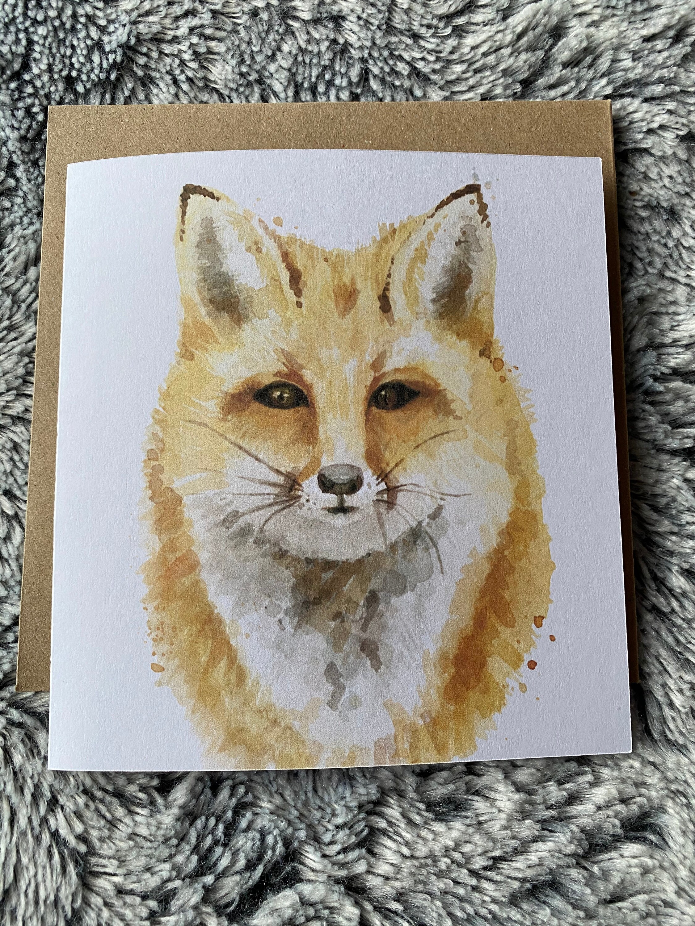 Animal Notelets Hedgehog Deer Fox Rabbit Pack of 4 or 8 - Etsy UK