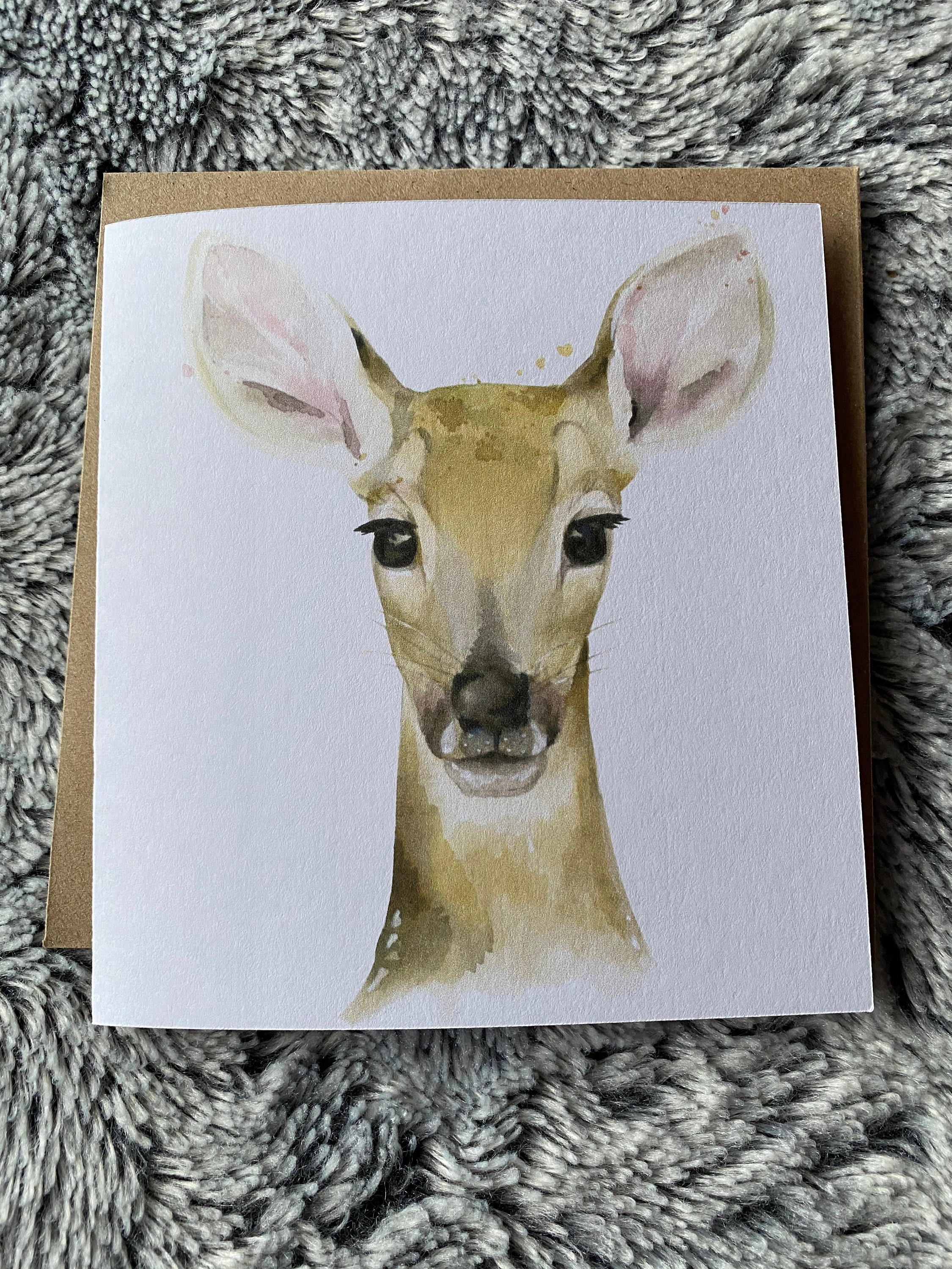 Animal Notelets Hedgehog Deer Fox Rabbit Pack of 4 or 8 - Etsy UK