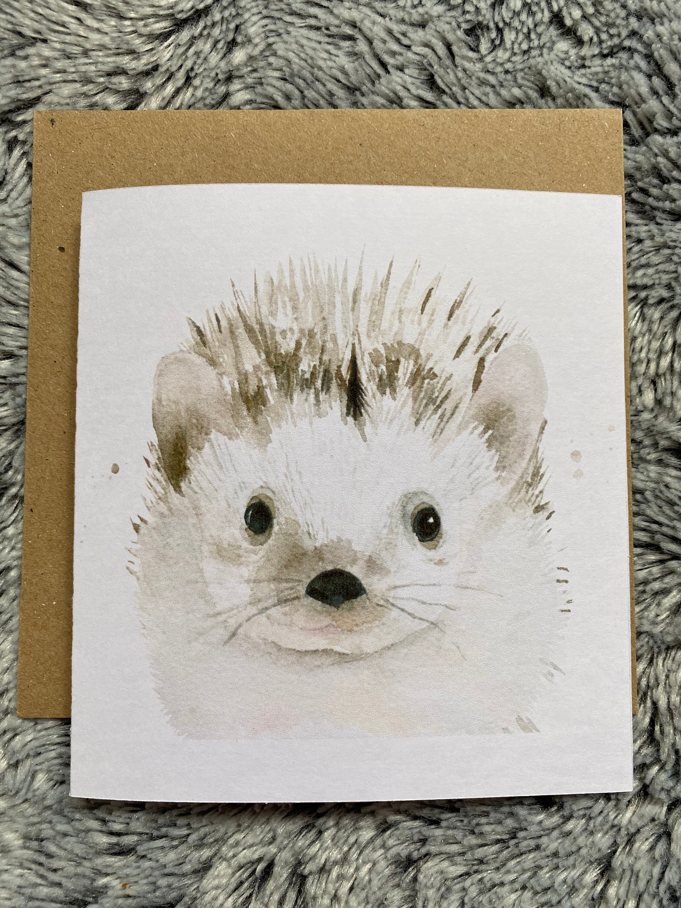 Animal Notelets Hedgehog Deer Fox Rabbit Pack of 4 or 8 - Etsy UK