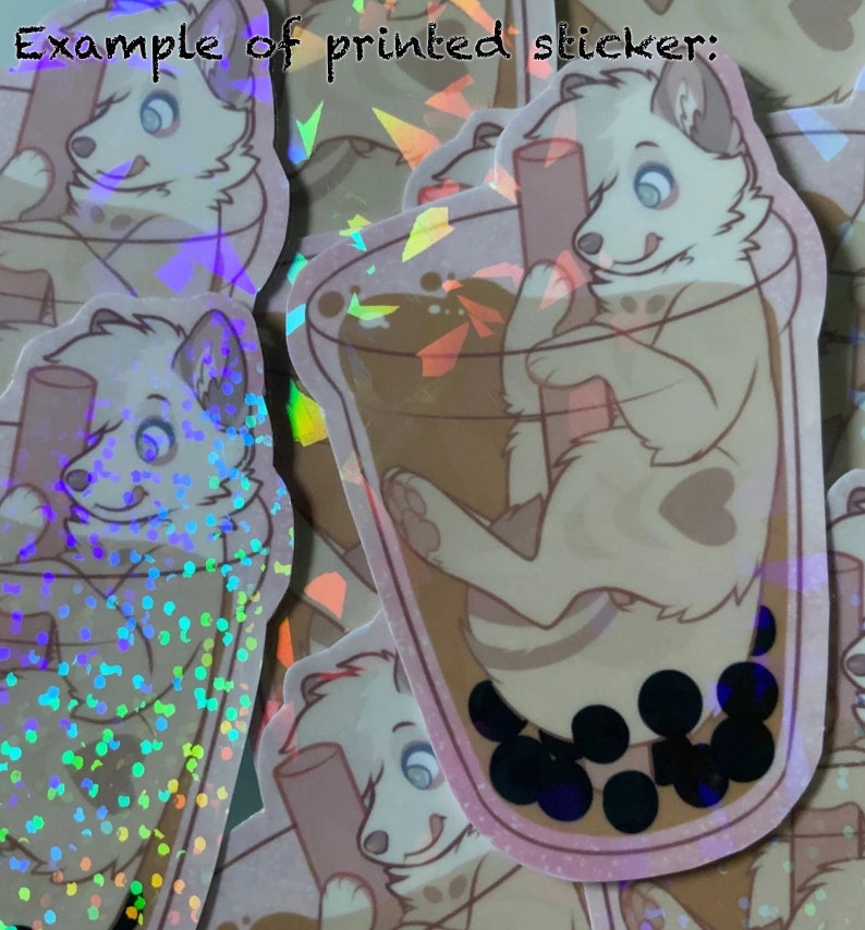 Furry Fursona Custom Sticker Fursona Couples Hug Snuggle Cute - Etsy