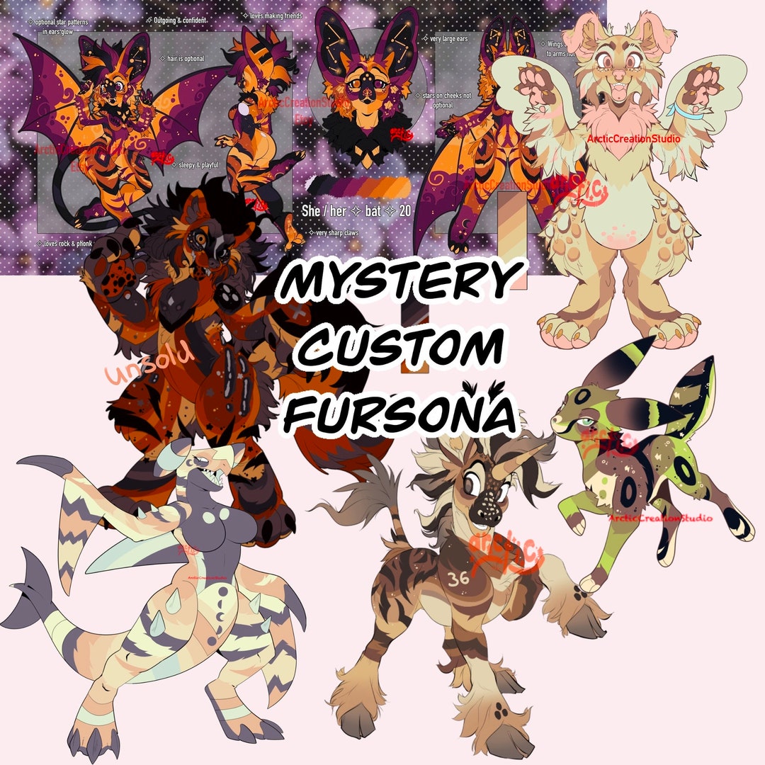 High Quality Mystery Custom Fursona Furry Adopt Digital Furry Adopts ...