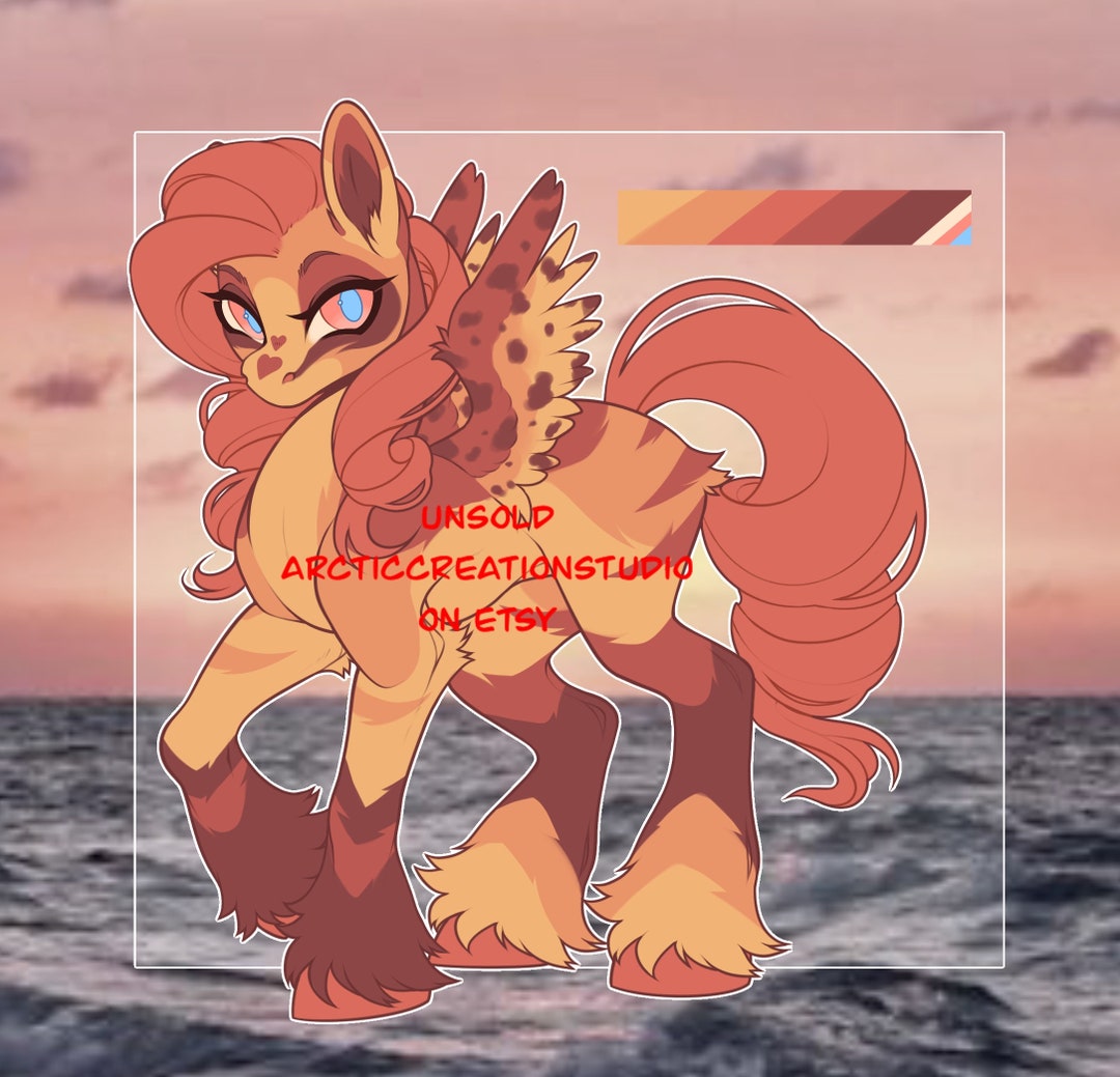 Furry Digital Download MLP Feral Pony Horse Reference Furry Adopts ...
