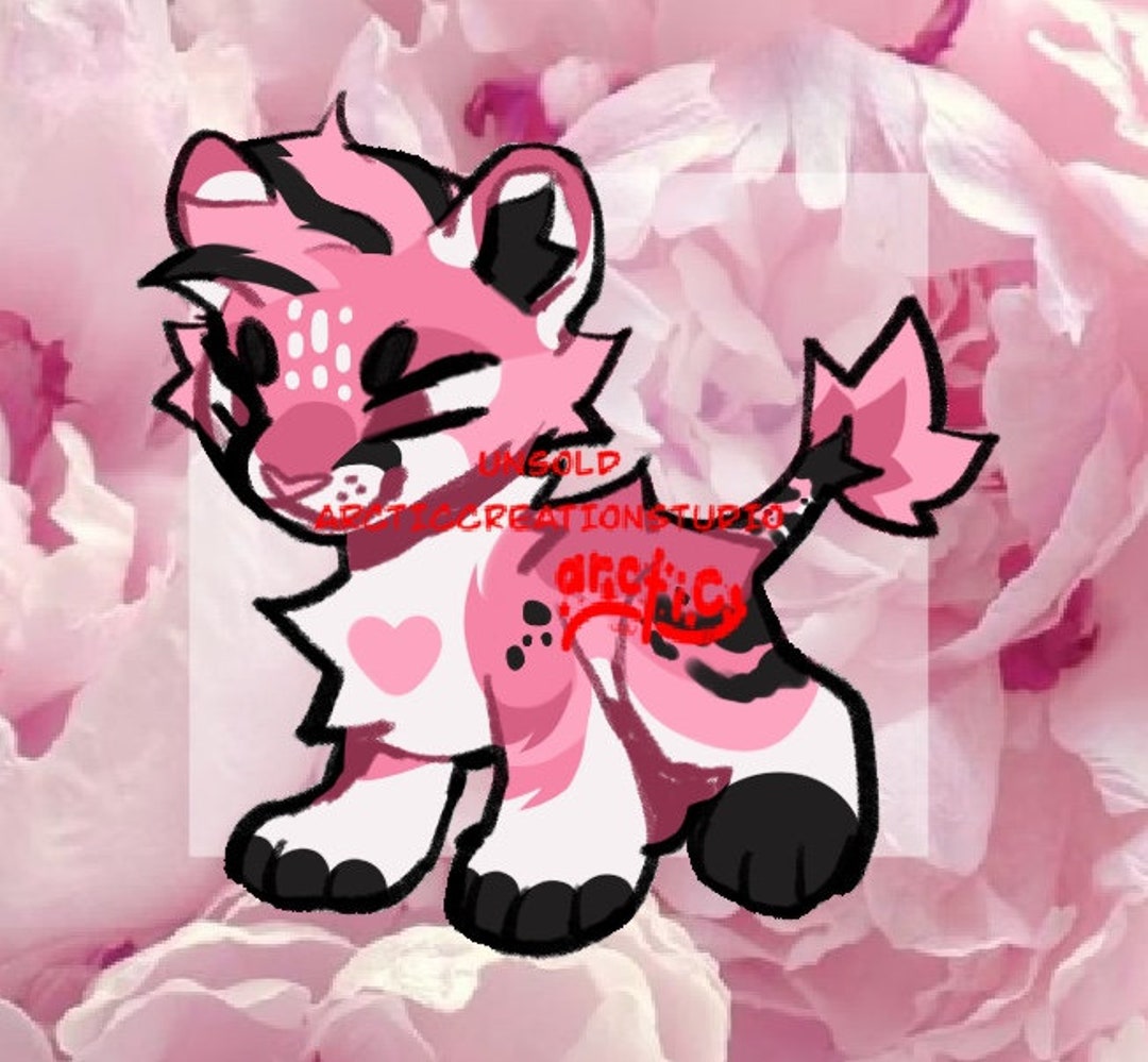 Furry Digital Download Feral Lion Furry Adopts Fursona Etsy 