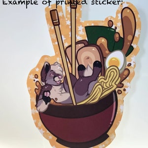 Furry Fursona Custom Sticker Set of 4 Halloween Zombie Vampire Ghost ...