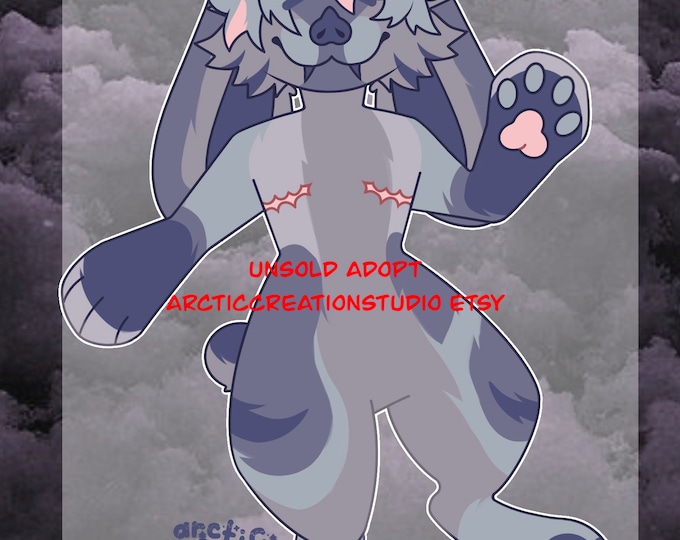 Furry Digital Download Bunny Bat Trans Anthro Furry Adopts Fursona ...