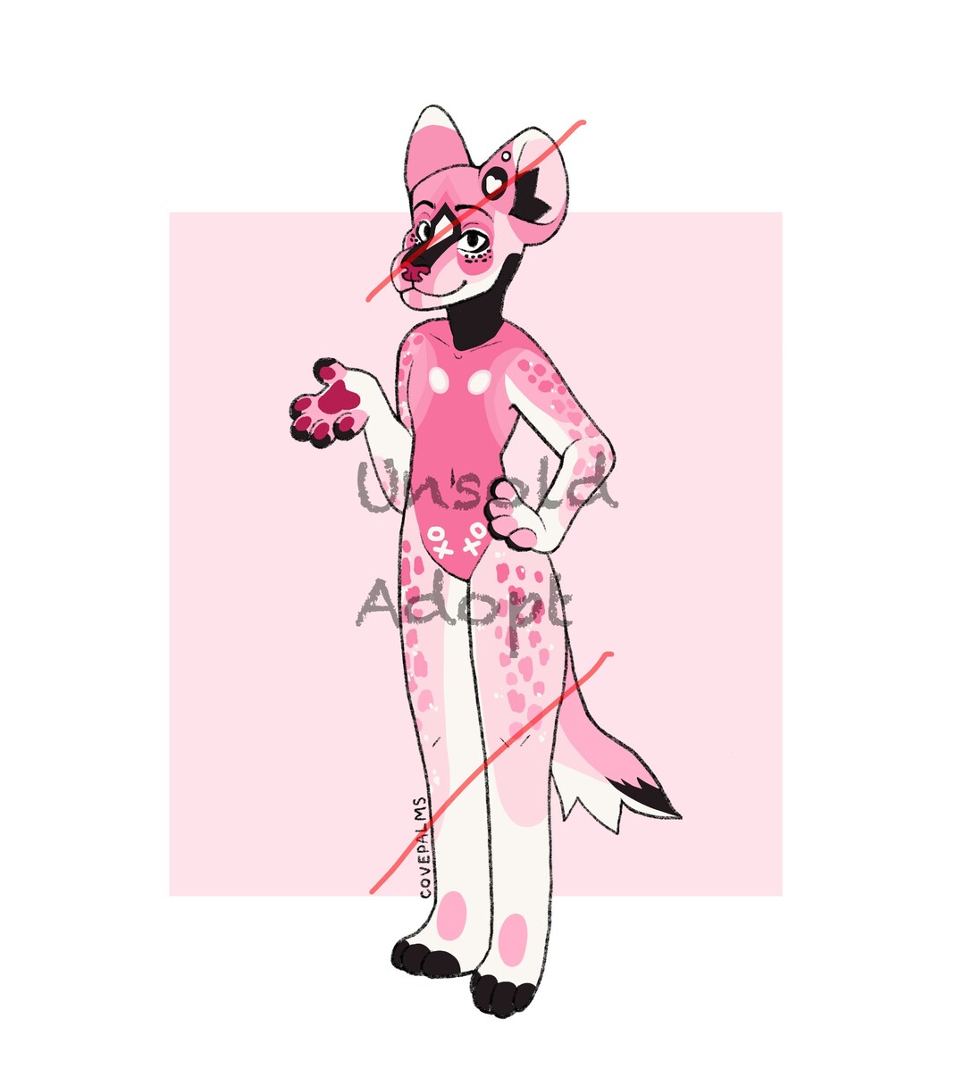 Digital Furry Adopt Download Pink Furry Adopts Fursona Adoptables Furry ...
