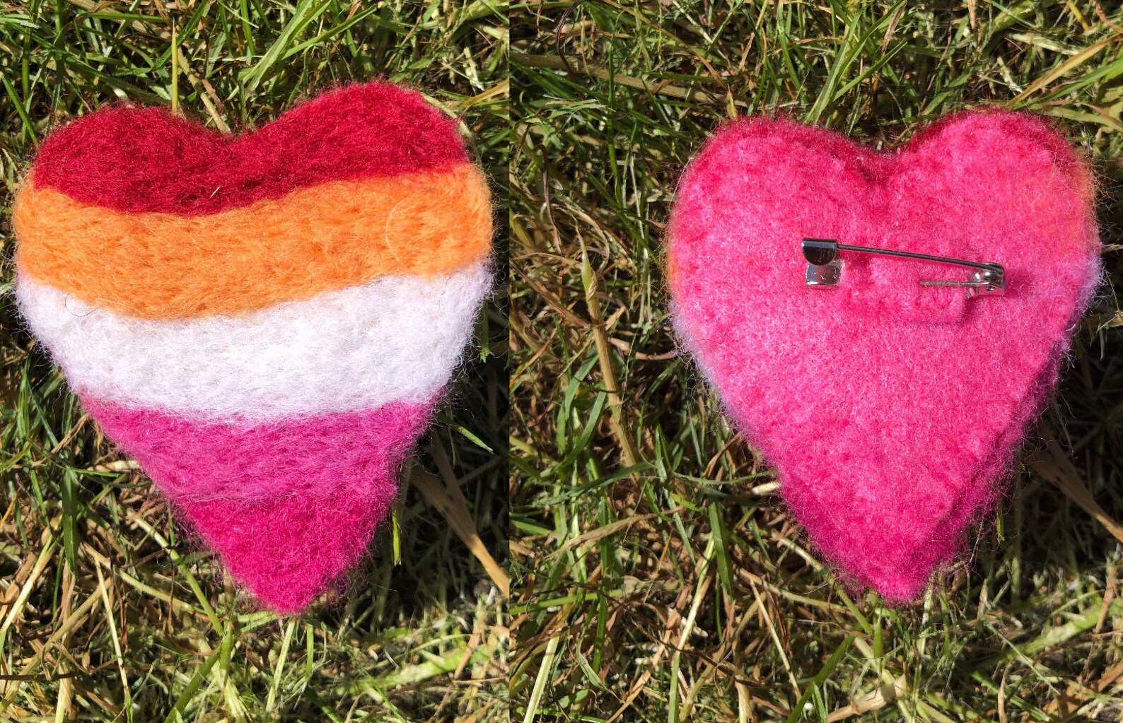 LGBTQ+ Pride Broach Pin Badge Pride Month Hand Made Gift Valentine’s ...