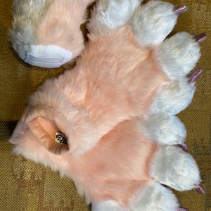 Cute Stuffed Furry Fursona Hand Paws With Fake Leather Claws Fursuit ...