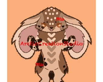 Bunny Fursona Adopt - Etsy