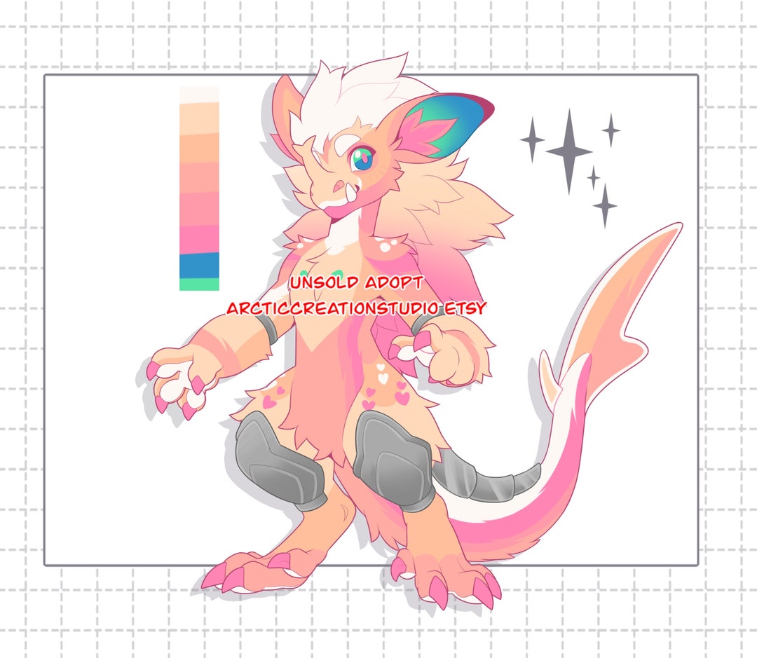 Furry Digital Download Anthro Drekkubus Species Monster Reference Furry ...